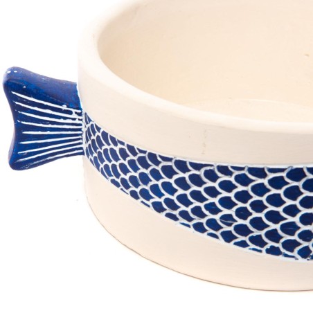 Coupe poisson bleu